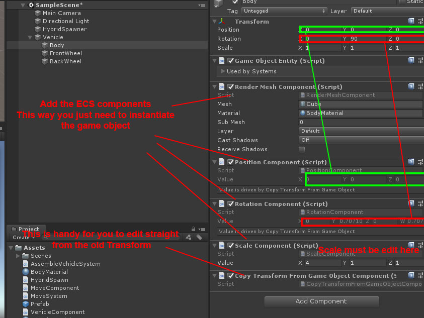 Can I move a GameObjectEntity with JobComponentSystem or only IJobParallelForTransform? - Unity ...
