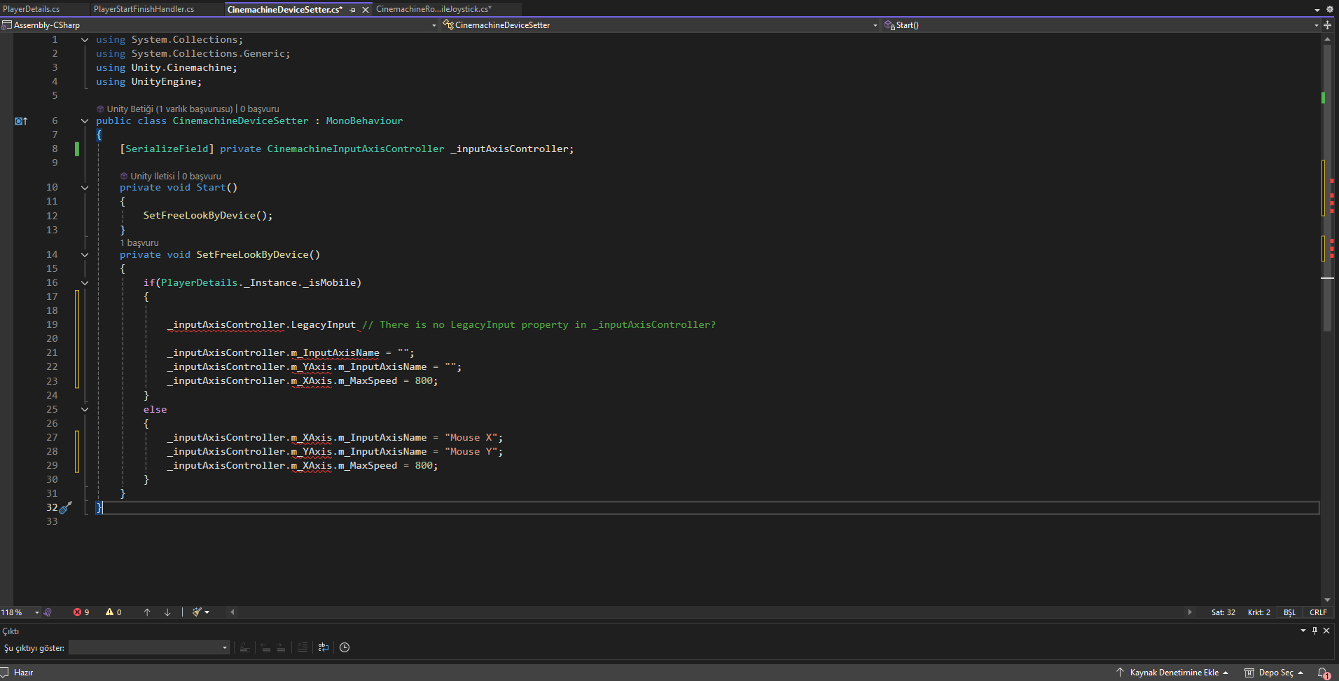 Unity 6 Cinemachine (InputAxisController) Properties not showing (or i can't find it) - Unity ...