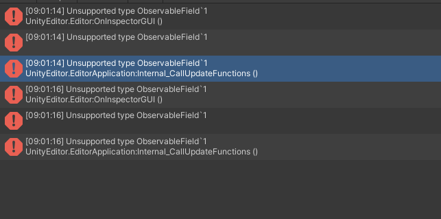"Unsupported type LocalizedString" while changing unrelated inspector values - Unity Engine ...