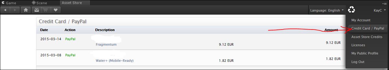 Unity Asset Store purchase confirmation. Order number [CAN BE FOUND IN THE TOP RIGHT] - Unity ...