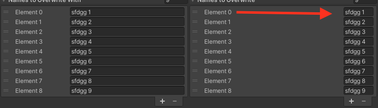 List's children have a space between them, when displaying two lists in ...