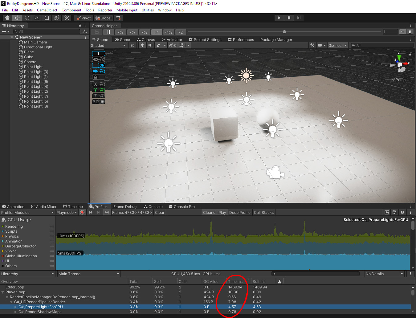Shadowed Point Lights performance is... weird. - Unity Engine - Unity Discussions