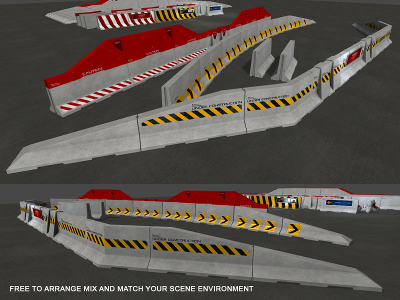 Modular Barrier Pack - Community Showcases - Unity Discussions