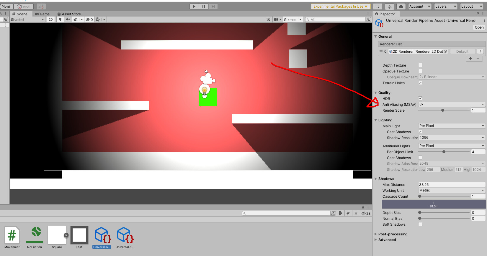 URP and ant aliasing? How to get it to work? - Unity Engine - Unity ...