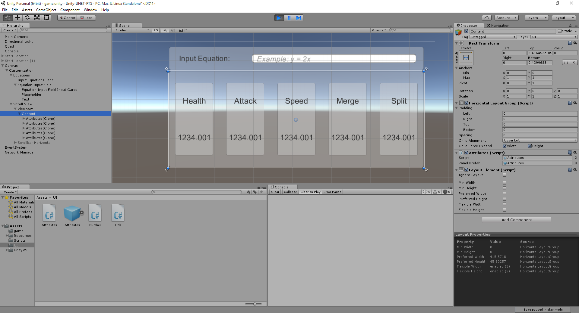 How do you remove padding from Horizontal Layout Group when padding is already 0? - Unity Engine ...