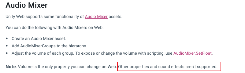 Unity WebGL project, how to set the pitch value using the Web Audio API? - Unity Engine - Unity ...