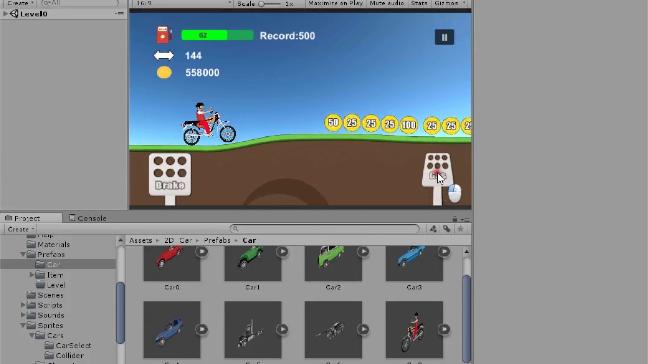 2D Racing Game (Hill Climb Racing Style) - Community Showcases - Unity ...