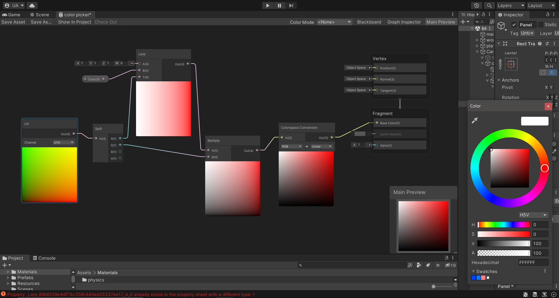Wrong colors in attempt to recreate Unity's color picker (linear/gamma space issue ?) - Unity ...