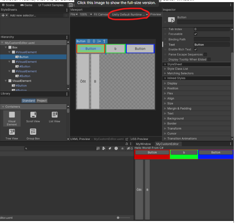 UI Builder Preview different from actual result - Unity Engine - Unity Discussions