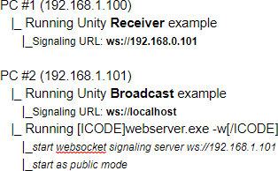 Signaling URL keeps changing to ws://localhost in all examples? - Unity Engine - Unity Discussions