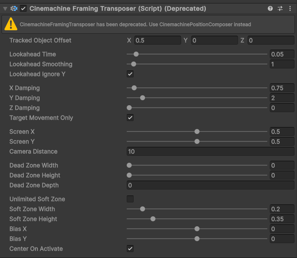 How to use CInemachine Position Composer - Getting Started - Unity ...