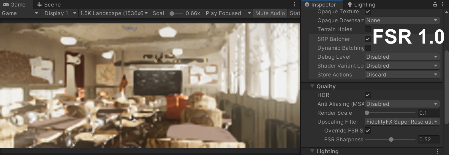 FidelityFX in URP details and best practices - Unity Engine - Unity Discussions