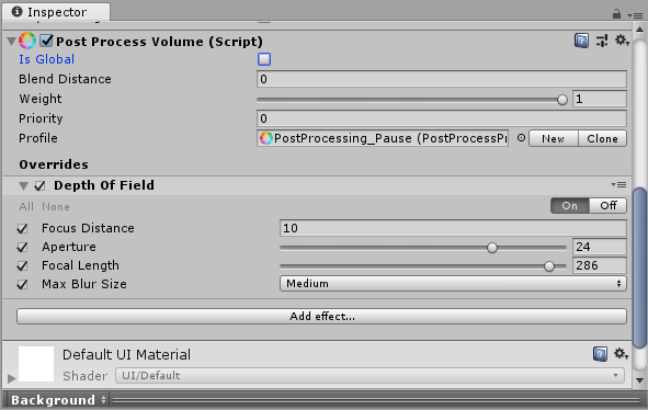 Post Processing Layer For Only One Camera Or Even One Object 2d Non