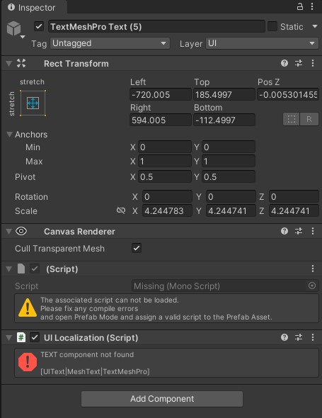 Unity 554p4 To 202225f1 Project Migration Textmeshpro Script Missing Mono Script Issue