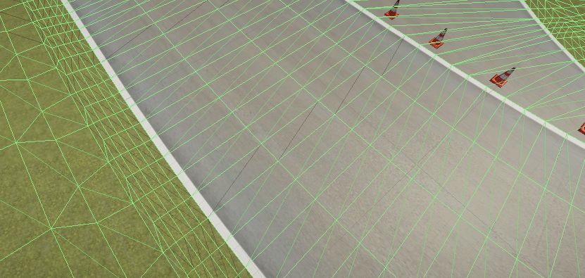 Mesh collider generated via ECS has gaps / missing edges on terrain ...