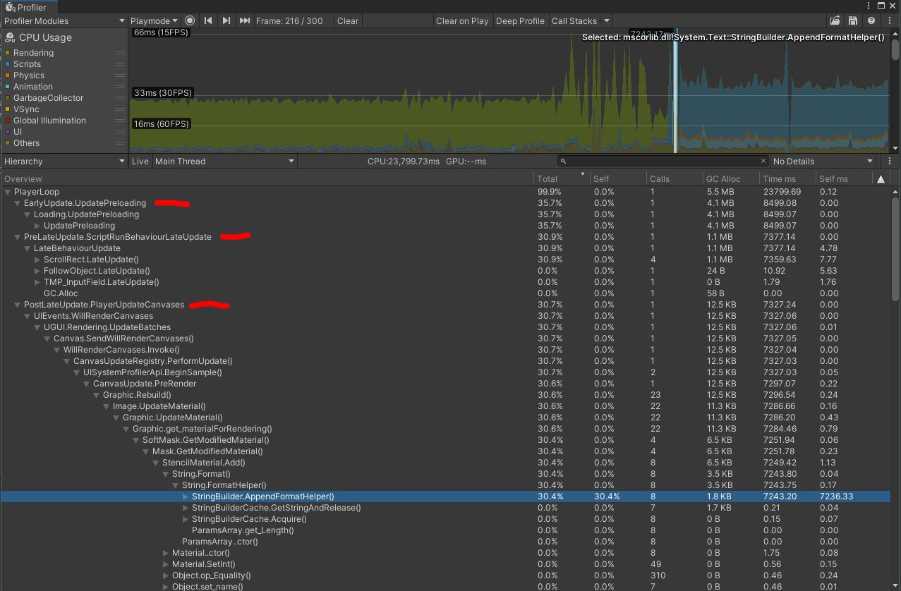 TextMeshProUGUI.Awake() causing massive delay in loading built player (Android) - Unity Engine ...