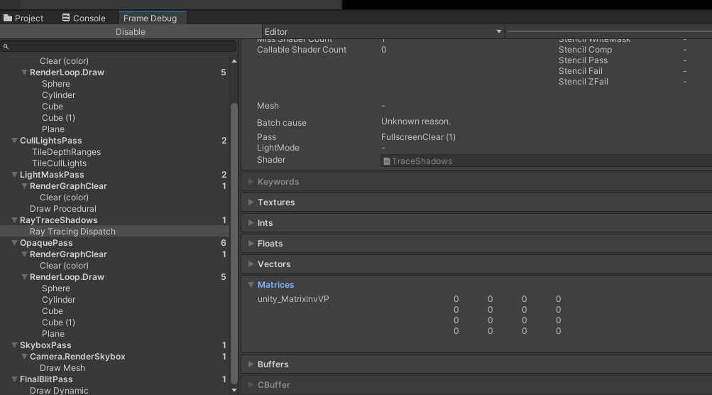 Two Bugs Found While Trying To Reconstruct Worl Position In A Dxr Shader Unity Engine Unity