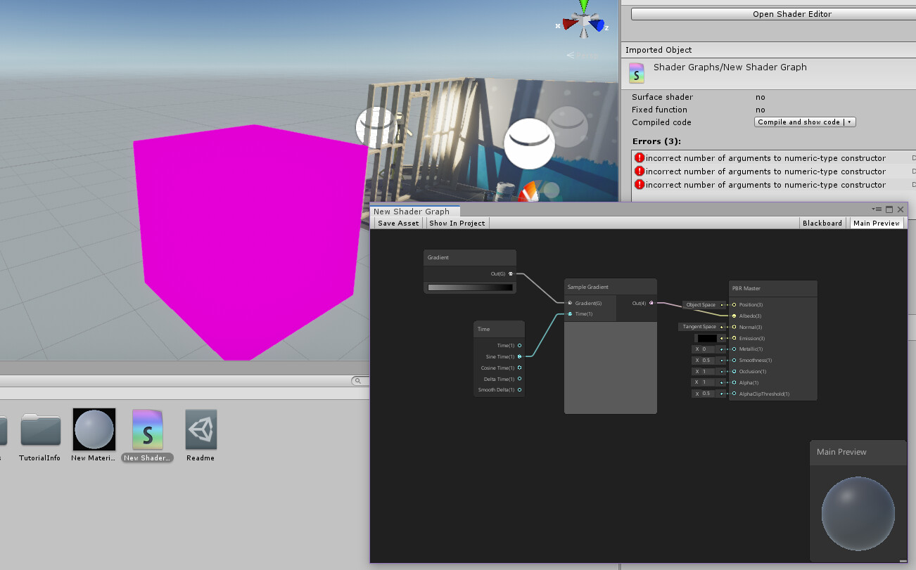 Sample Gradient results in a broken (pink) shader - Unity Engine - Unity Discussions