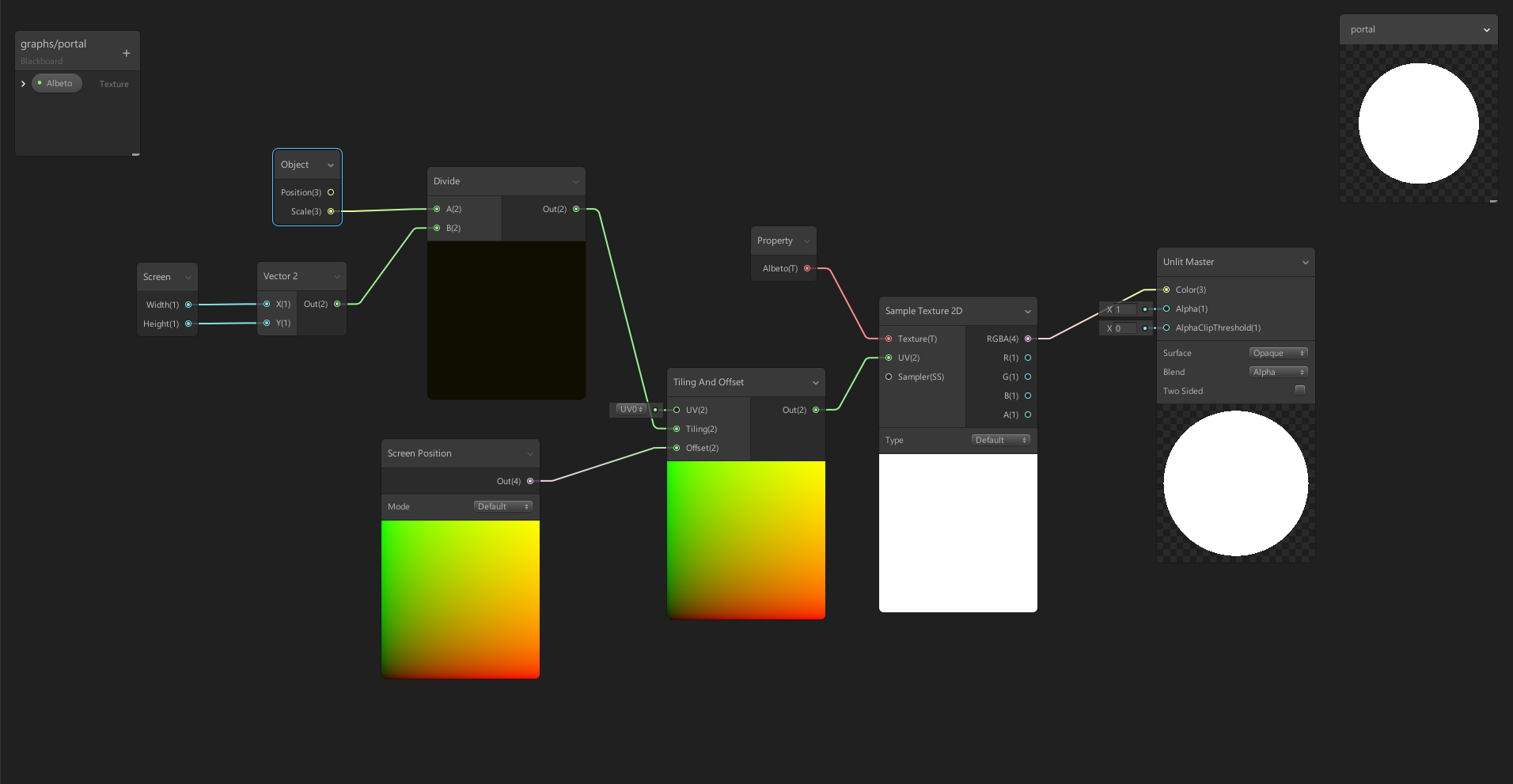 Portal Shader Graph with strange offset - Unity Engine - Unity Discussions