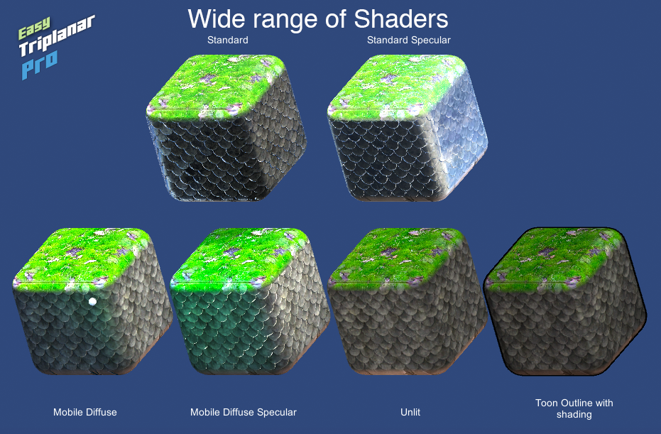 [RELEASED 25%off] Easy Triplanar Pro - UV-Free Multi-Texture Shader - Community Showcases ...