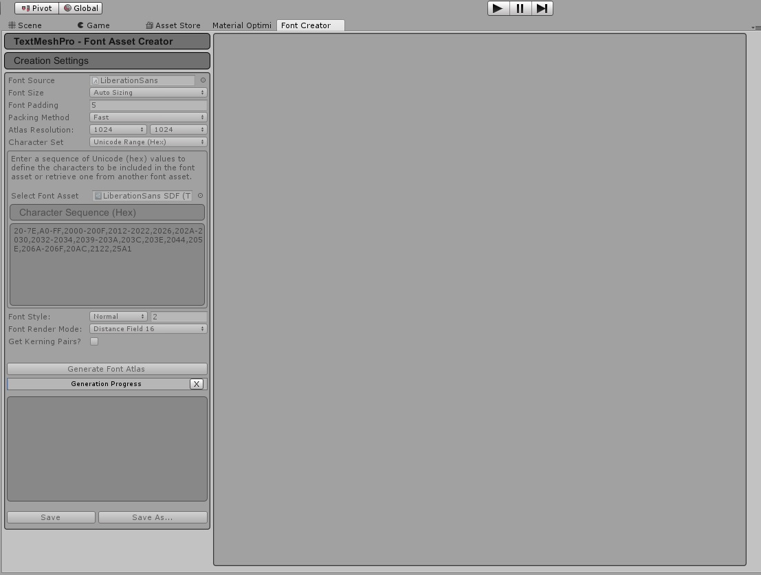 NO GENERATION FONT - Unity Engine - Unity Discussions