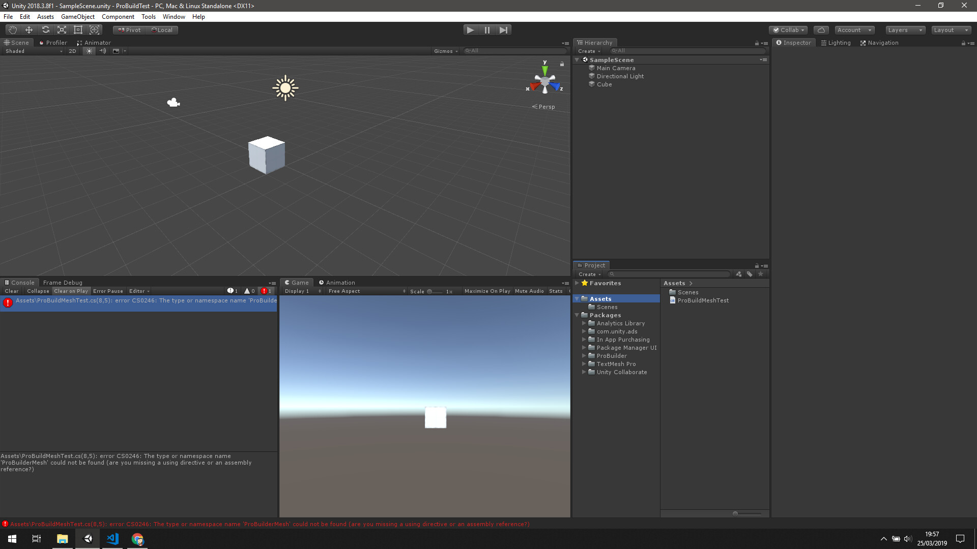 Having Trouble compiling code using the ProBuilder API. - Unity Engine - Unity Discussions