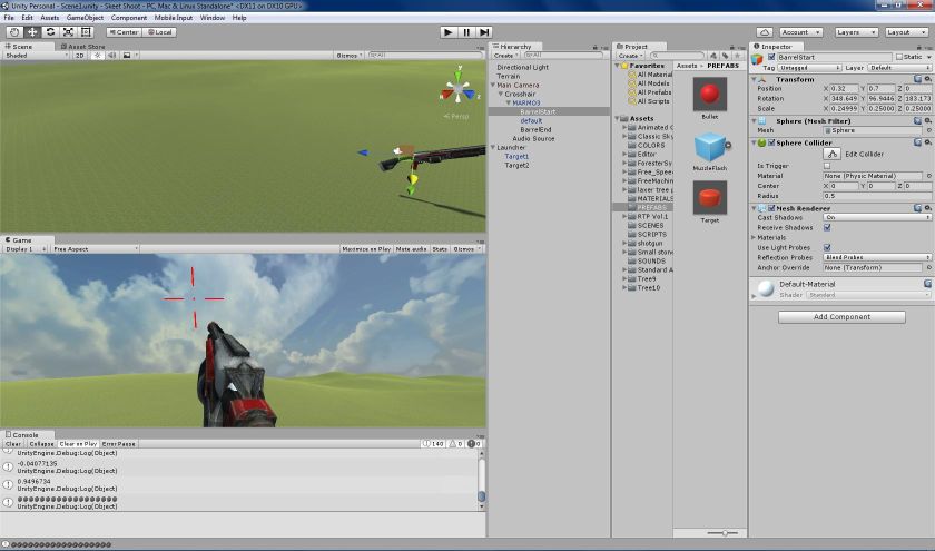 Getting a projectile to fire in the direction of the gun barrel - Unity ...