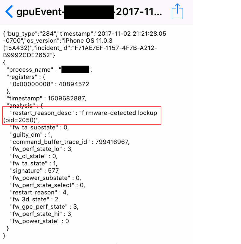 Iphone 8 A11 Gpu Hang Error Command Buffer Unity Engine Unity Discussions