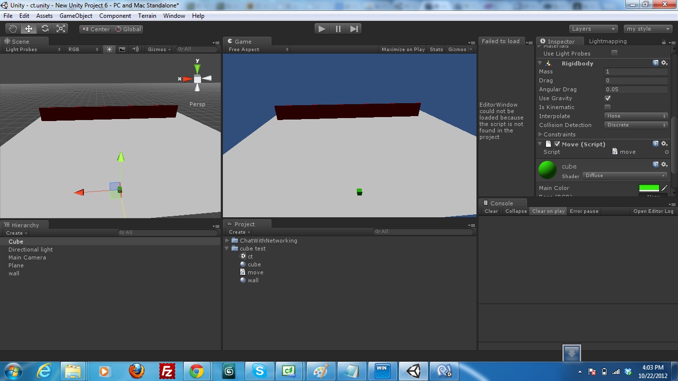 Move a cube in 'x' direction 5 units everytime i press a button, Help ...