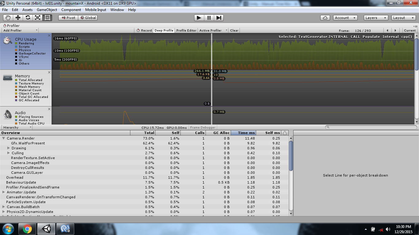 GFX.WaitForPresent slowing down Android game! - Unity Engine - Unity Discussions