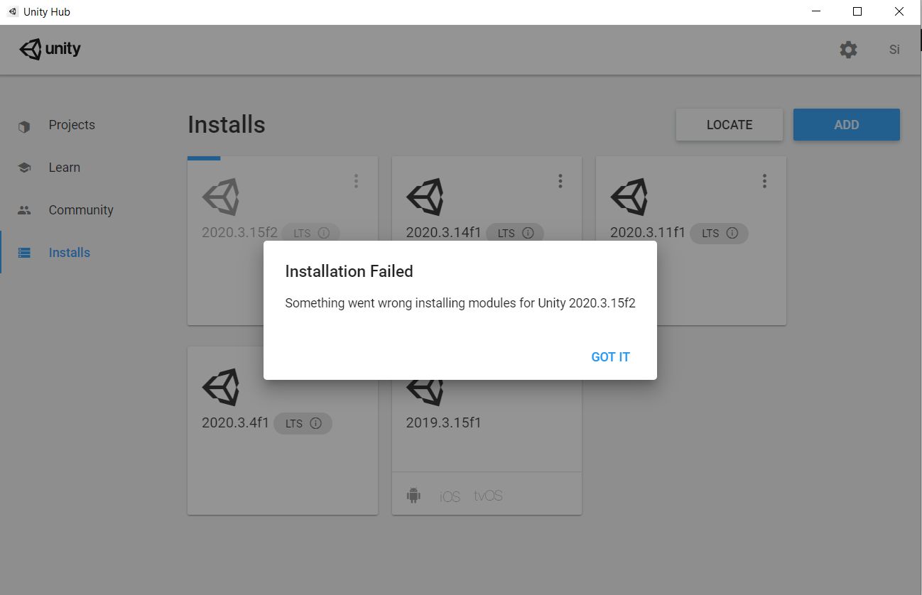 Unity no longer recognises Android module? - Unity Engine - Unity Discussions