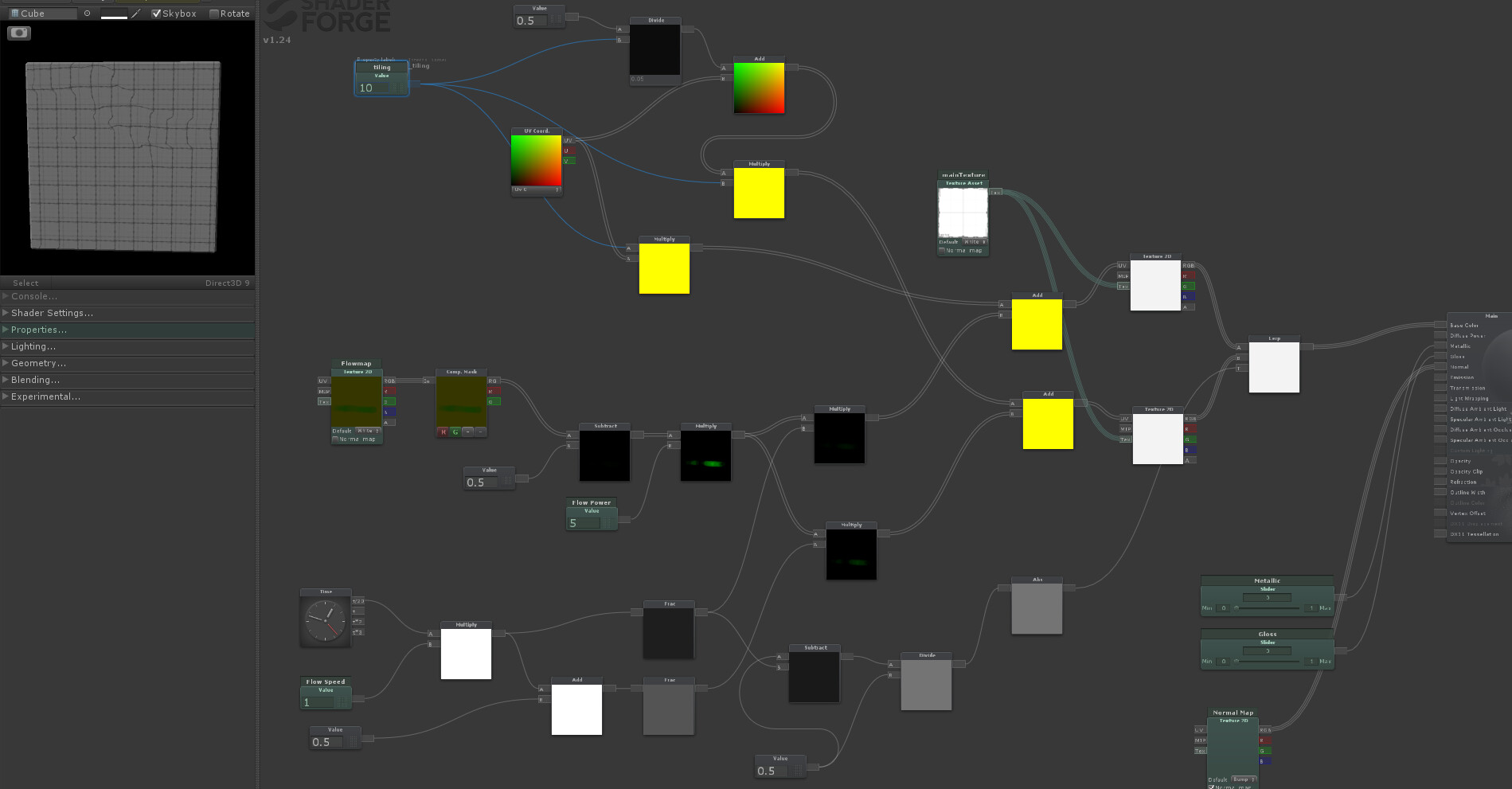 Shader with Flowmap - Unity Engine - Unity Discussions