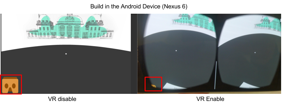 Any idea to create a button which is not deform by the Cardboard camera on Android - Unity ...