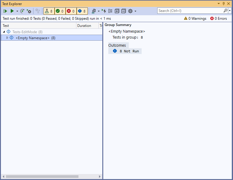 Is there a way to run tests in Visual Studio or Rider test runner ...