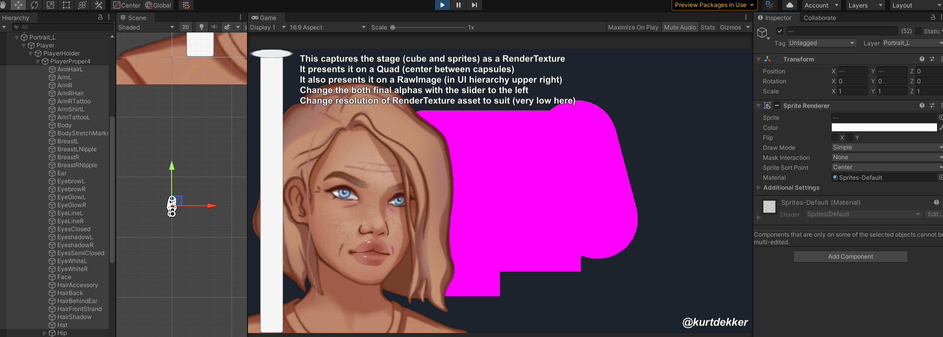 2DRenderer with lit shaders seems to give alpha/transparency issues in Render Textures - Unity ...