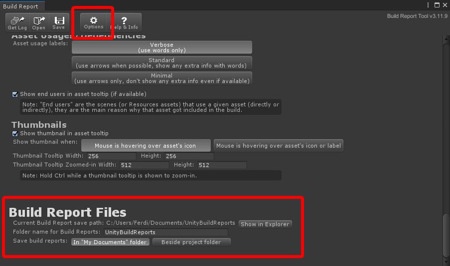 Build Report Tool - Track files in your project that need slimming down! - Page 30 - Community ...