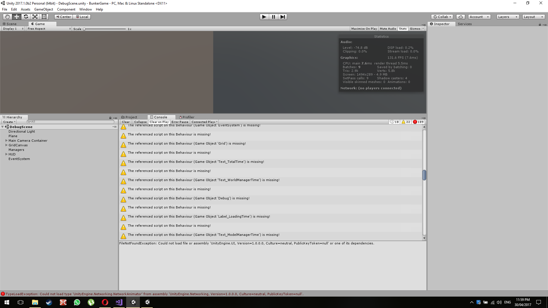 (Case 906634) Crash when using multiple projects within solution - Unity Engine - Unity Discussions