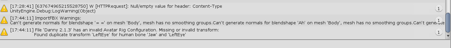 Unity rigging error (VRC Avatar) - Unity Engine - Unity Discussions