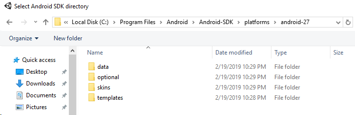 Sdk Path Is Denied Unity 201835f Unity Engine Unity Discussions