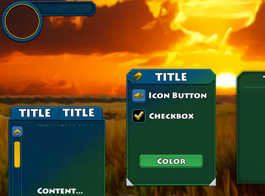 Colorable Fantasy UI for Unity GUI and NGUI - $5 - Community Showcases ...