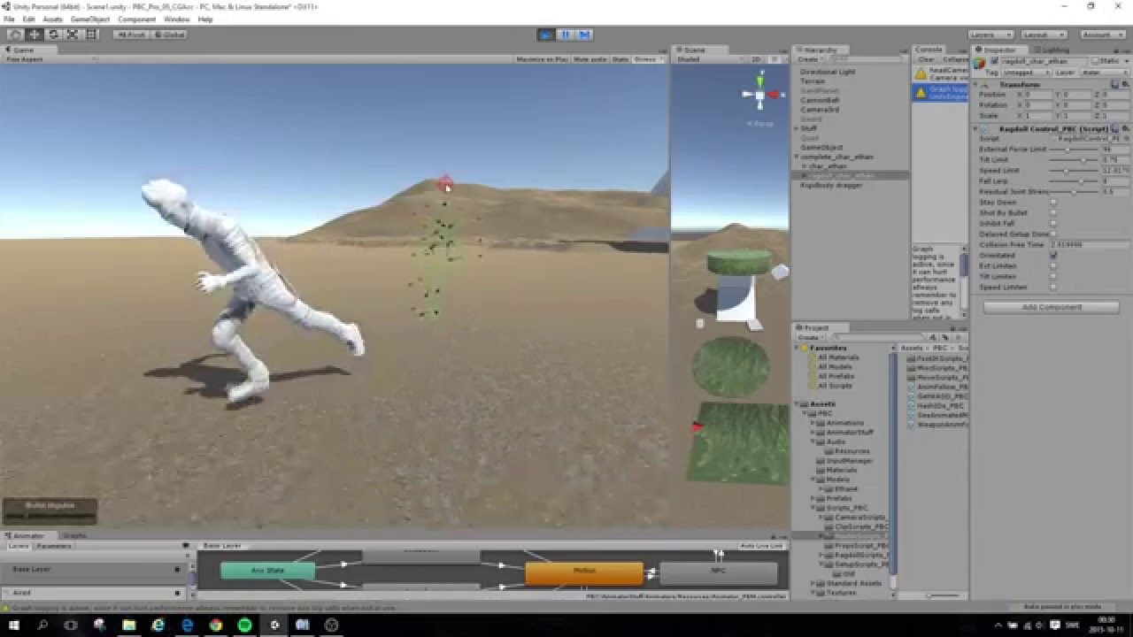 How to blend ragdoll physics with animation? - Unity Engine - Unity Discussions