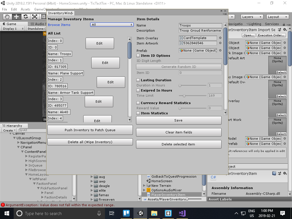 Saved image "Instance ID" to JSON changes resulting in errors when unity is restarted. - Unity ...