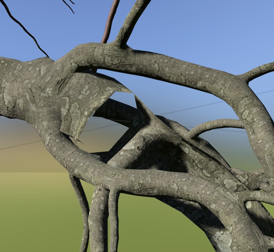 SubD twistied, flipped branches - SpeedTree - Unity Discussions