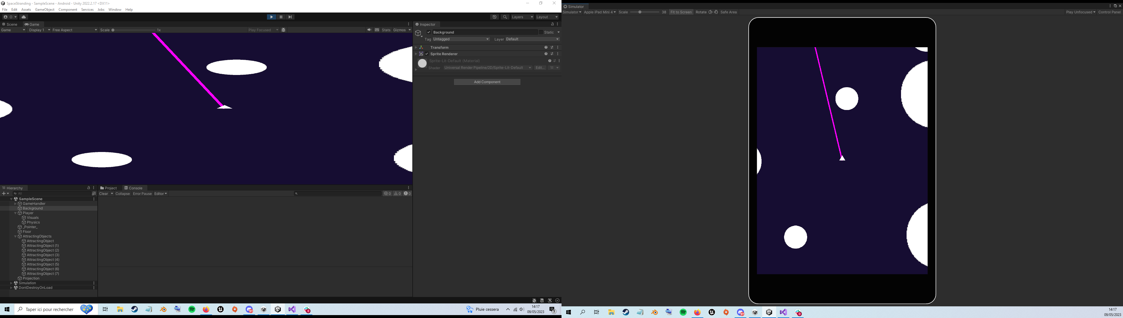 Gravity Pull Not Taken Into Account In Physics2d Simulate Unity