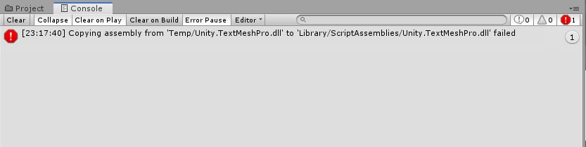 Unity's UI assembly is broken and now all projects fail to compile because internals have failed ...