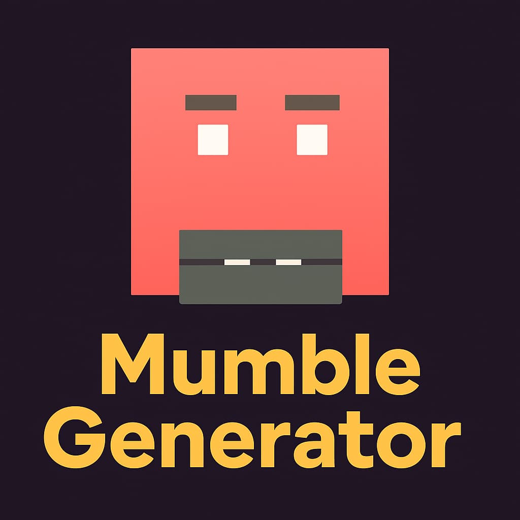 [RELEASED] Mumble Generator - turn text into mumbling audio like in Animal Crossing - Community ...