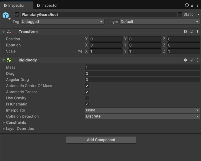 Unityphysics Joints Behaving Oddly With Colliders Unity Engine Unity Discussions 5574