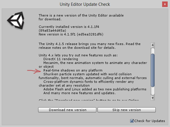 Still no realtime shadows? v4.1.4f1 - Unity Engine - Unity Discussions