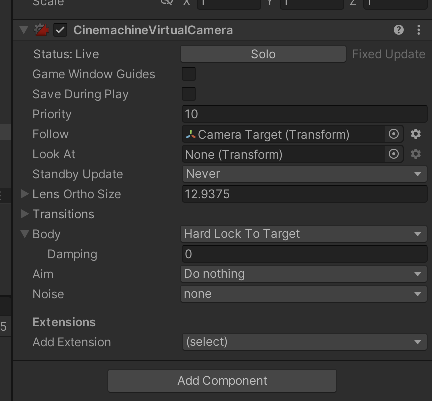 Vcam Hard Lock Not Following Correctly Unity Engine Unity Discussions