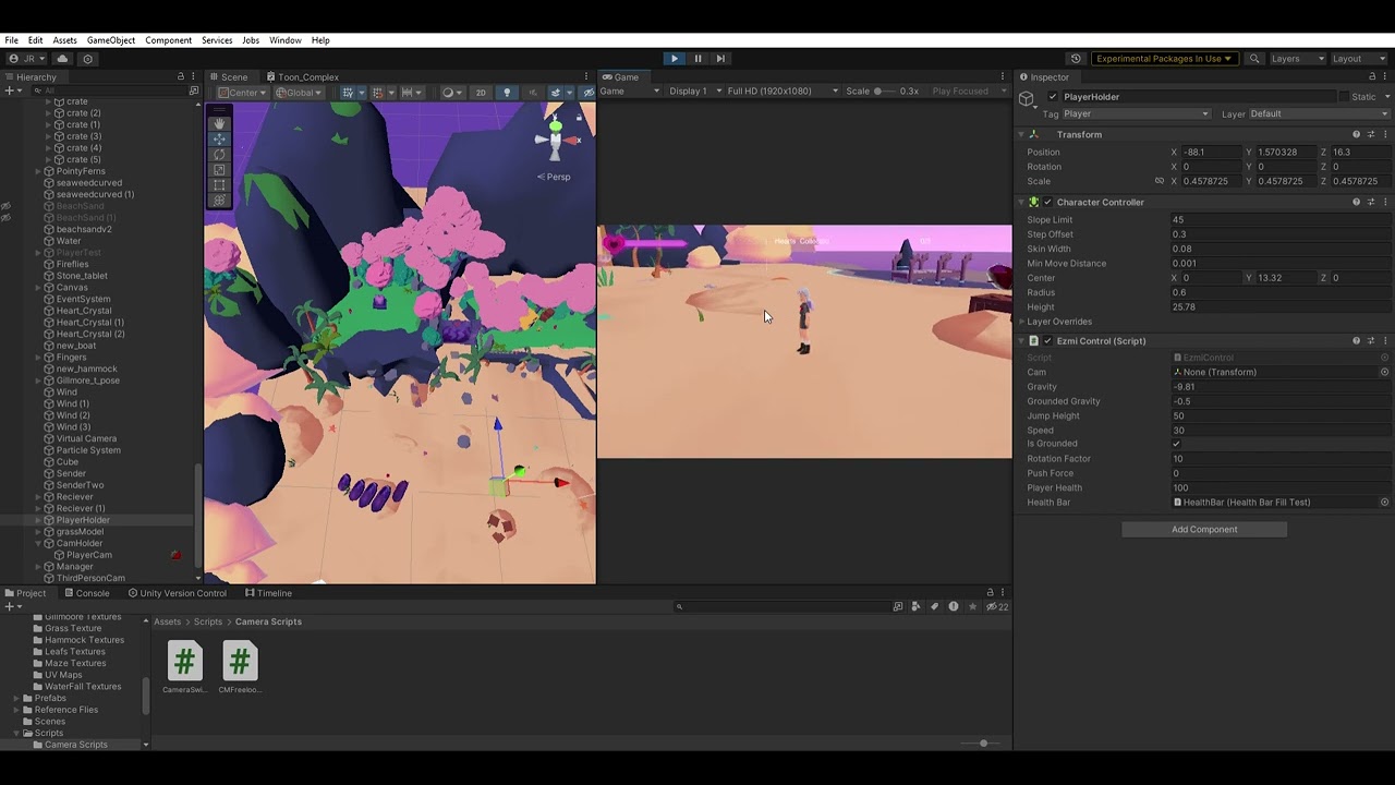 How to Set Freelook camera behind the player in unity while left click mouse and rotating camera ...